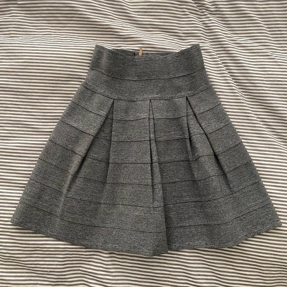 Francesca's Collections | Skirts | Nwt Francescas Gray Structured ...